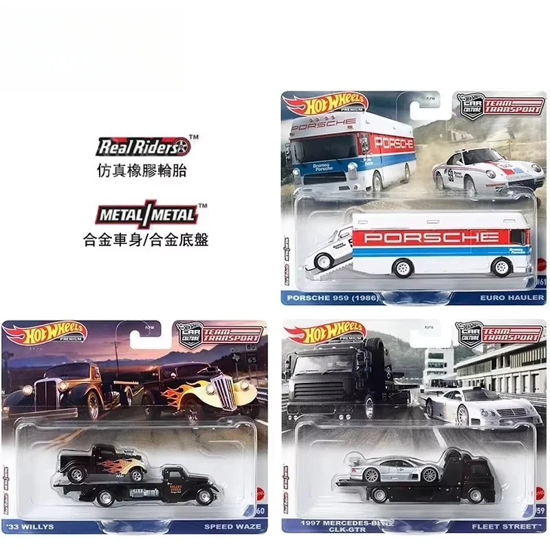 Hot Wheels Mercedes Benz Fleet Street Porsche Euro Hauler | AliExpress