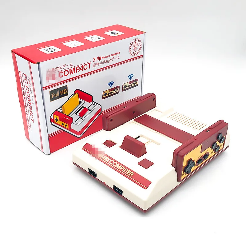 Беспроводная игровая консоль Home для FC/NES Red/White Machine 2,4G ...