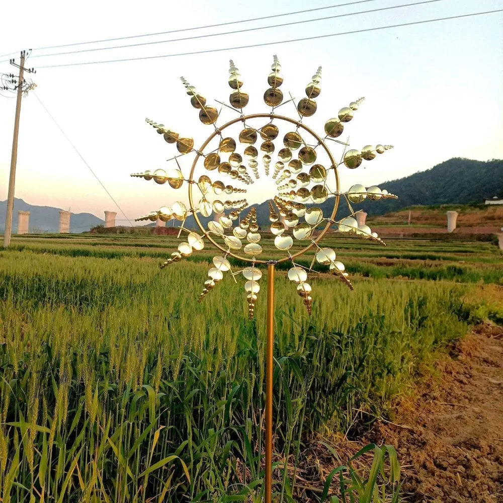 Magical Metal Windmill, Metal Windmills for The Yard and Garden Art ...