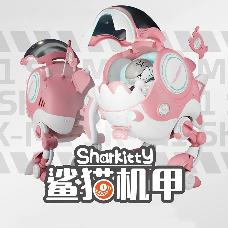 Фигурки Sharkitty Mech Luo Jiujiu 12 см | AliExpress