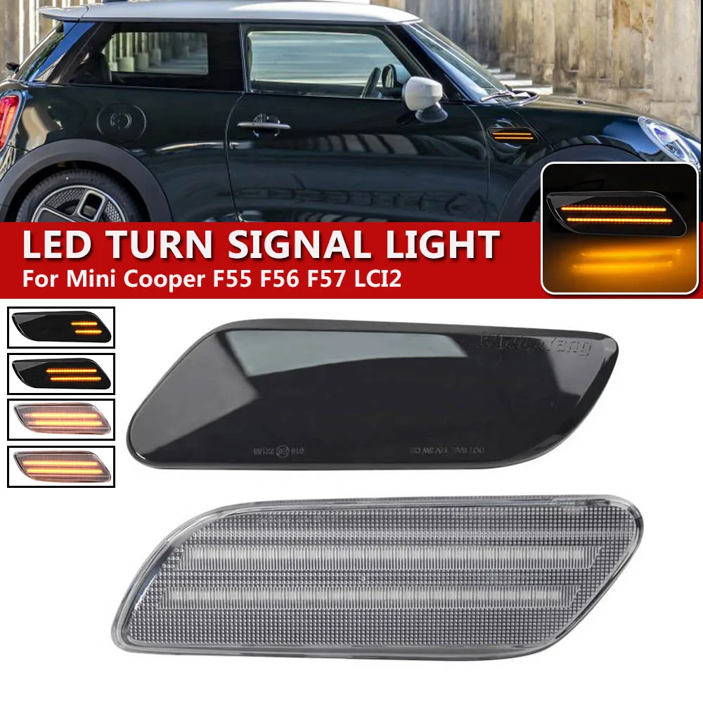 Dynamic Fender Led Side Marker Blinkers For Mini Cooper F55 F56 F57 ...