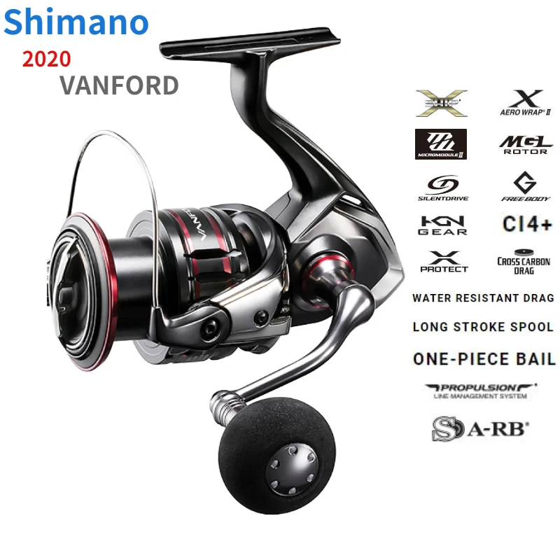 Катушка спиннинга SHIMANO VANFORD Max Drag, 2,5-11 кг | AliExpress