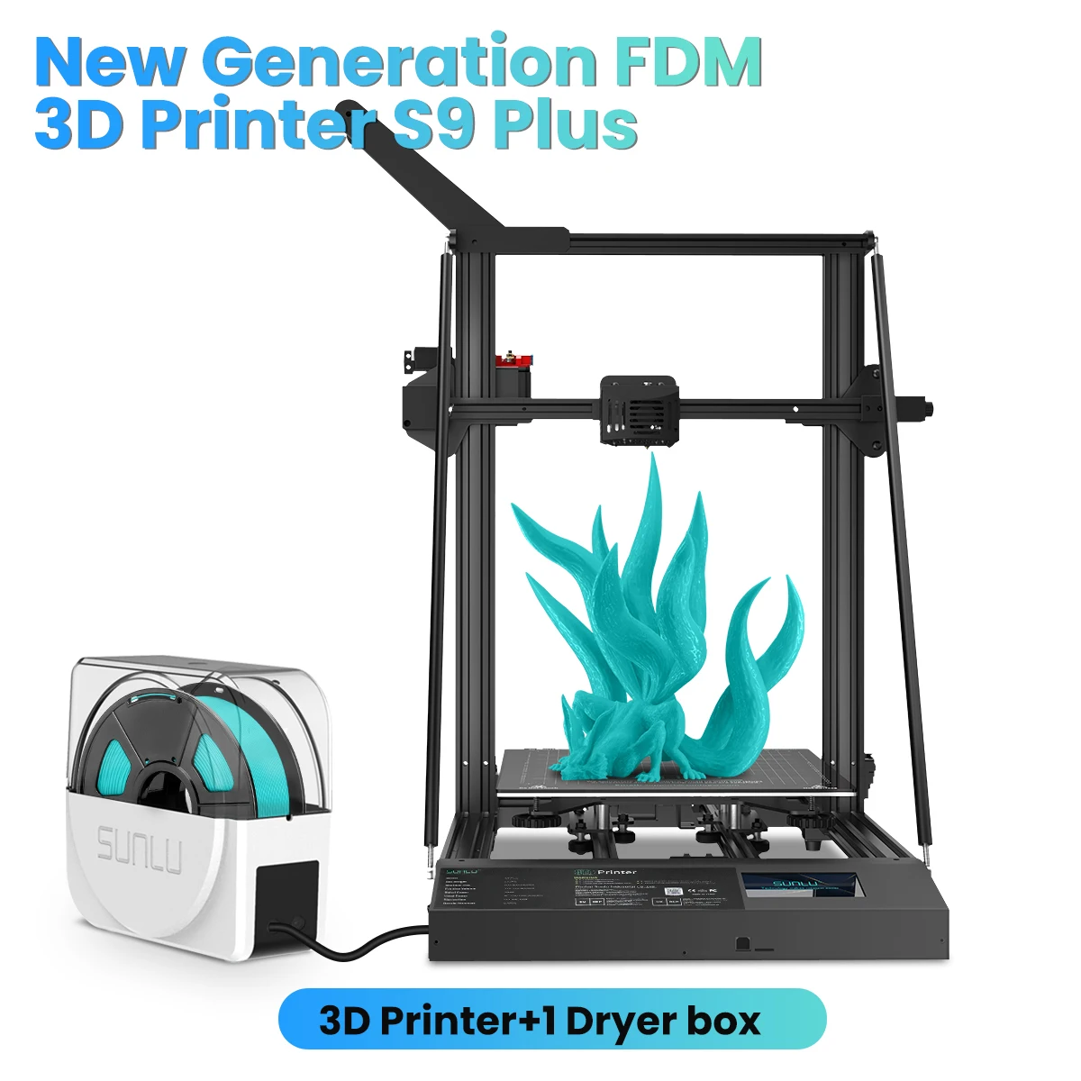 Sunlu S9 Plus Diy Fdm 3d Printer Kit Auto-Leveling Large Build Size With 310*310*400mm Touch ...