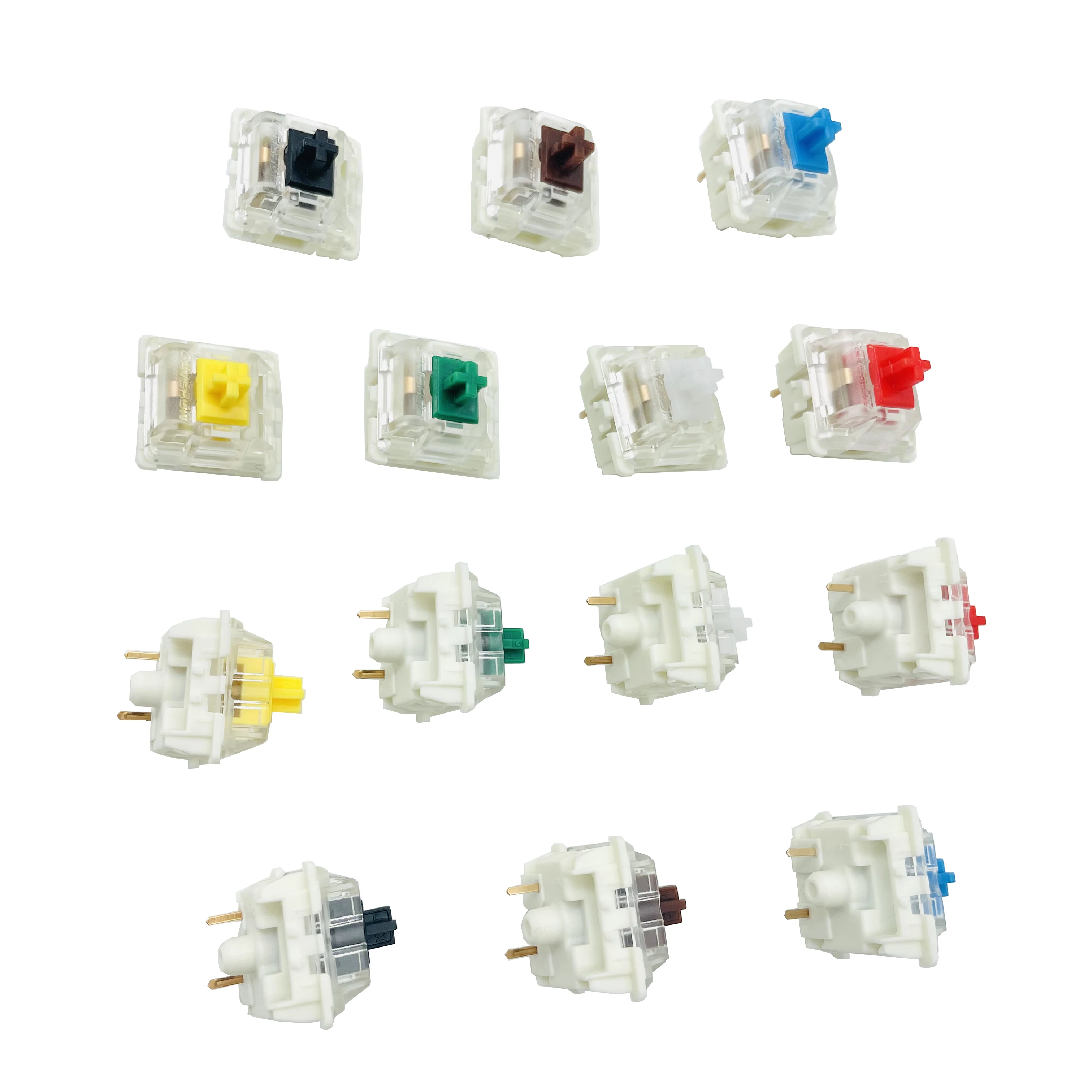 Переключатели Gateron SMD, черные, красные, коричневые, синие ...