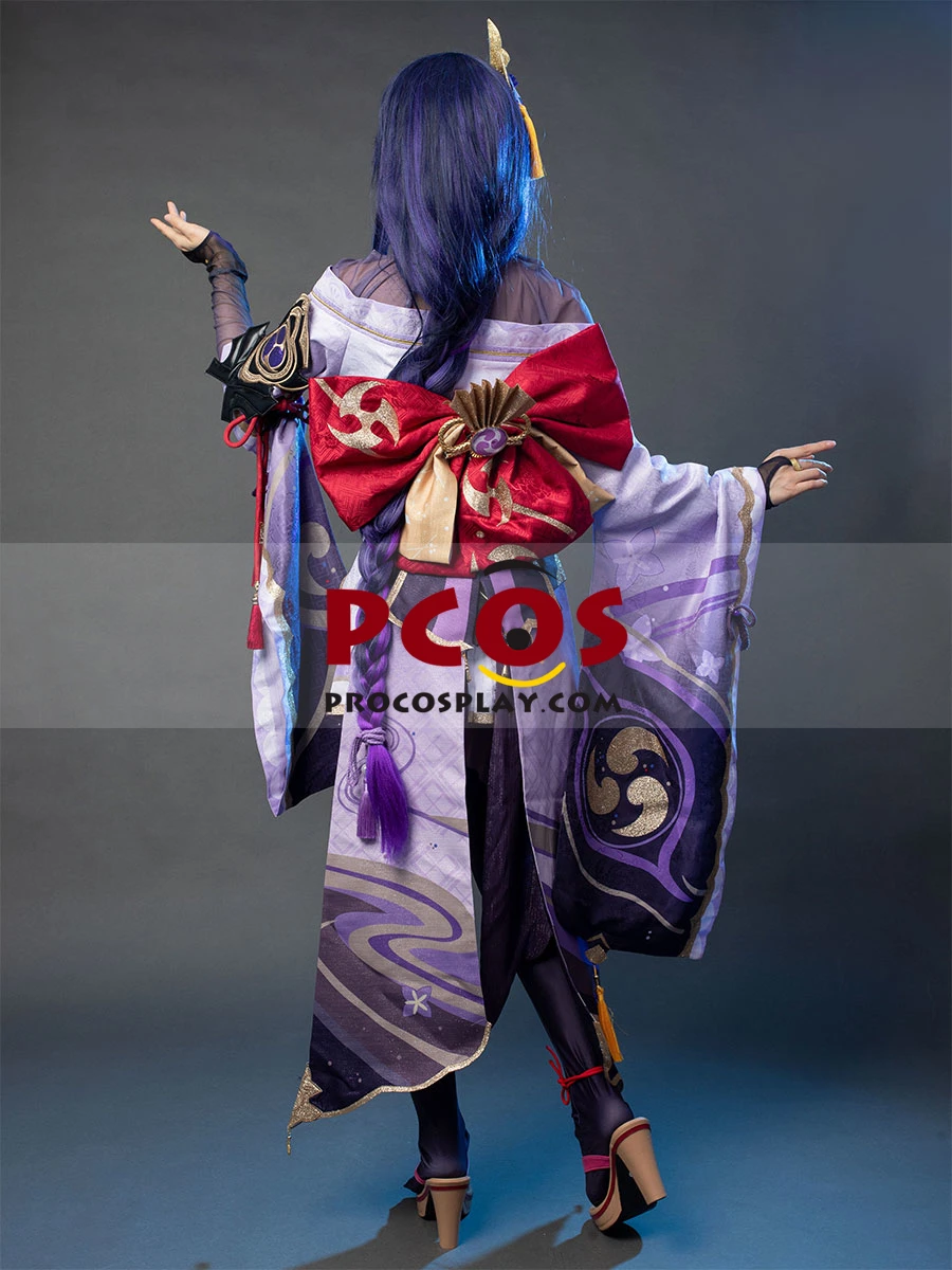 Genshin Impact Raiden Shogun Cosplay Costume Baal kimono Women Game ...