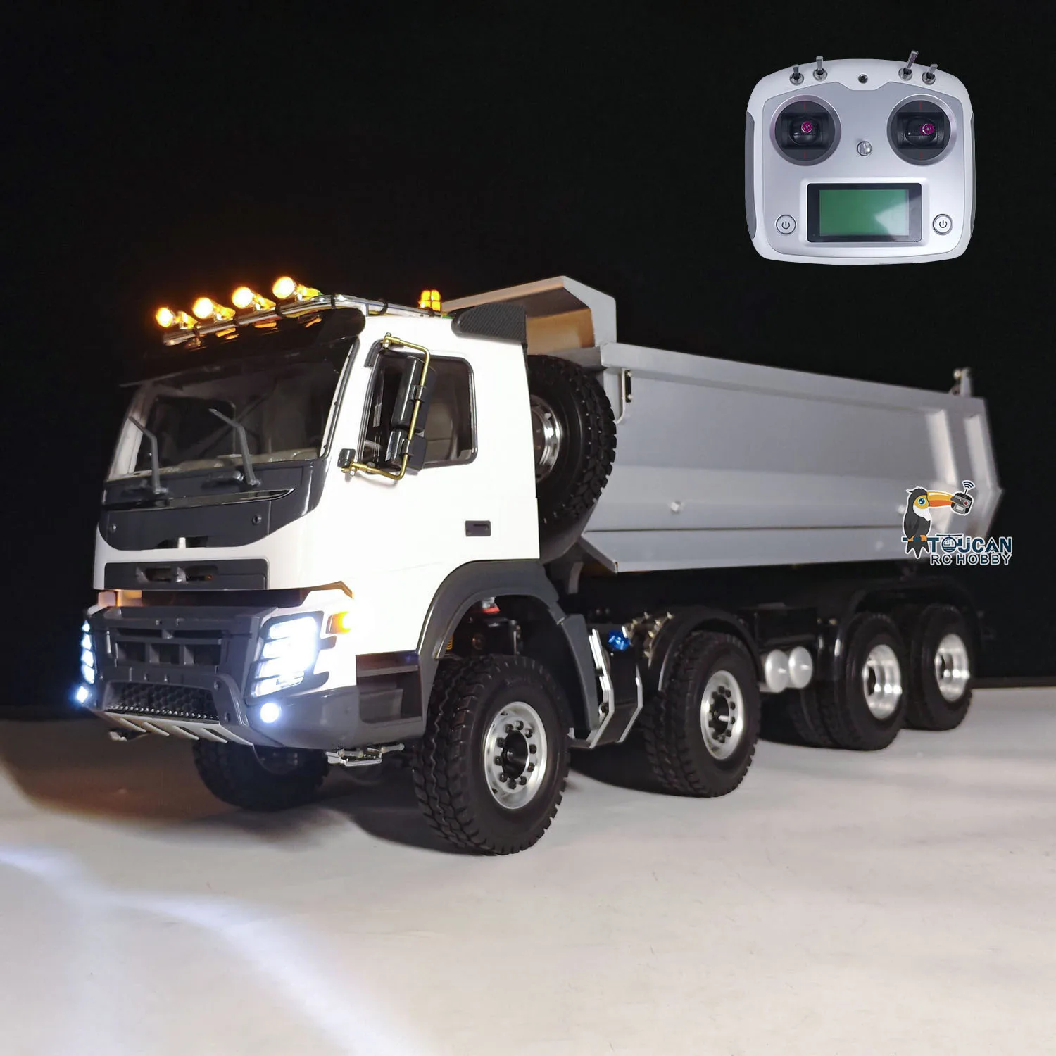 TOUCAN RC HOBBY Металлический гидравлический самосвал JDM 65D 8*8 1/14 | AliExpress
