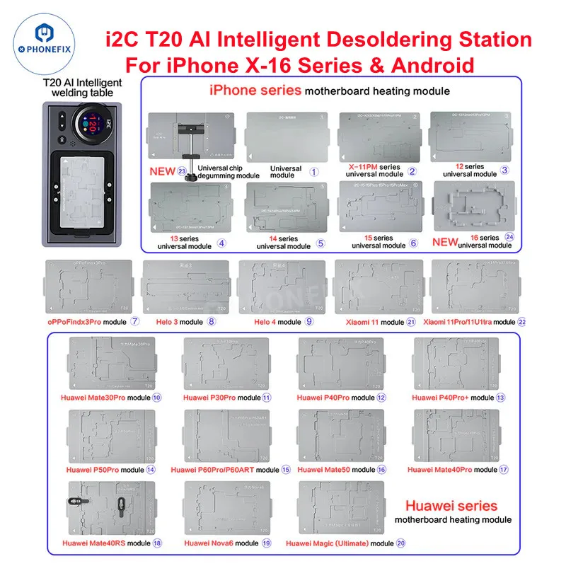 DIYPHONE i2C T20 AI Интеллектуальная демонтажная станция для iPhone | AliExpress