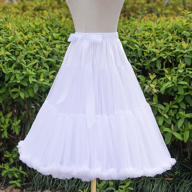 Юбка-подъюбник в стиле «лолита», 55 см | AliExpress