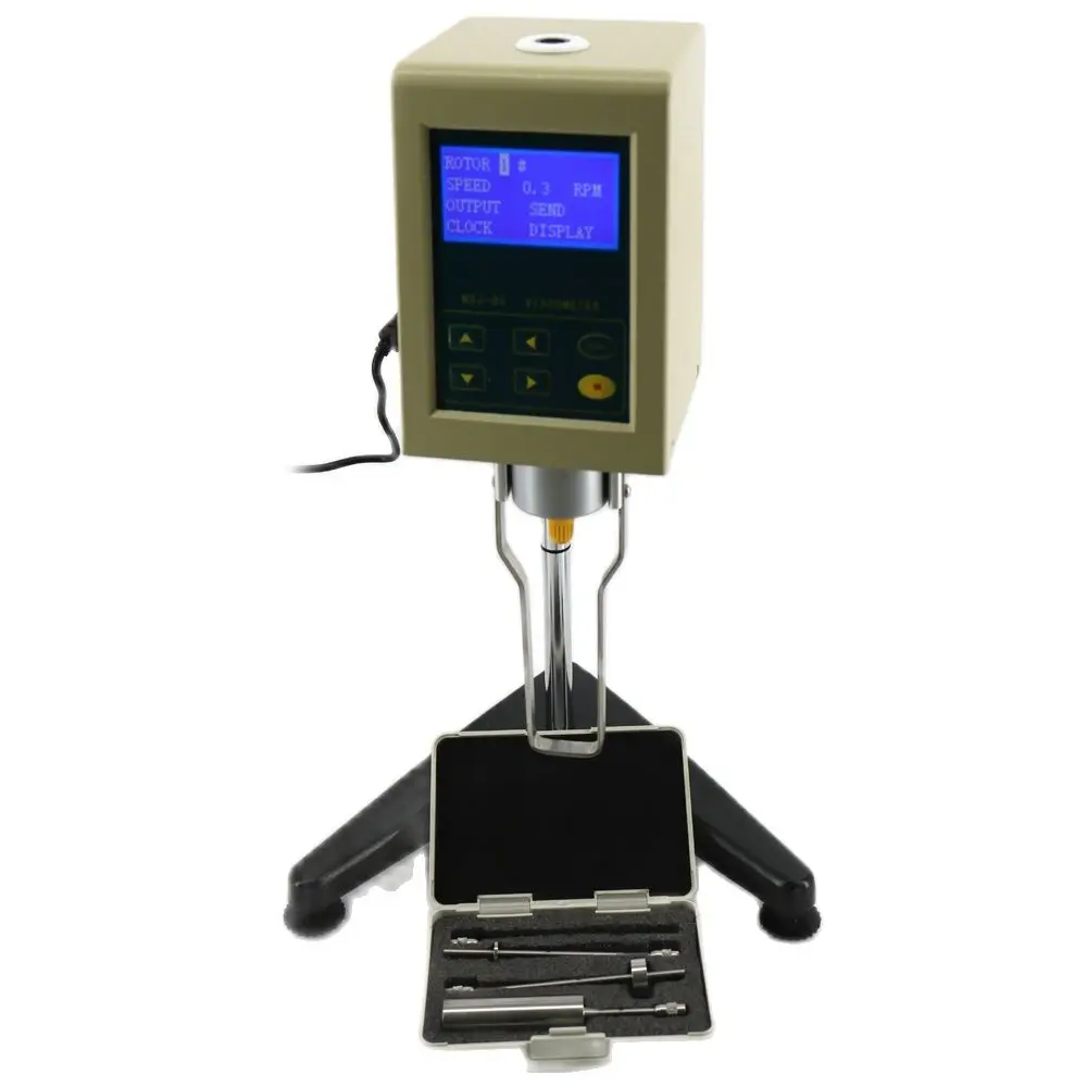 NDJ-8S Digital Rotary Viscometer with 0# Rotor Low Range Rotational ...