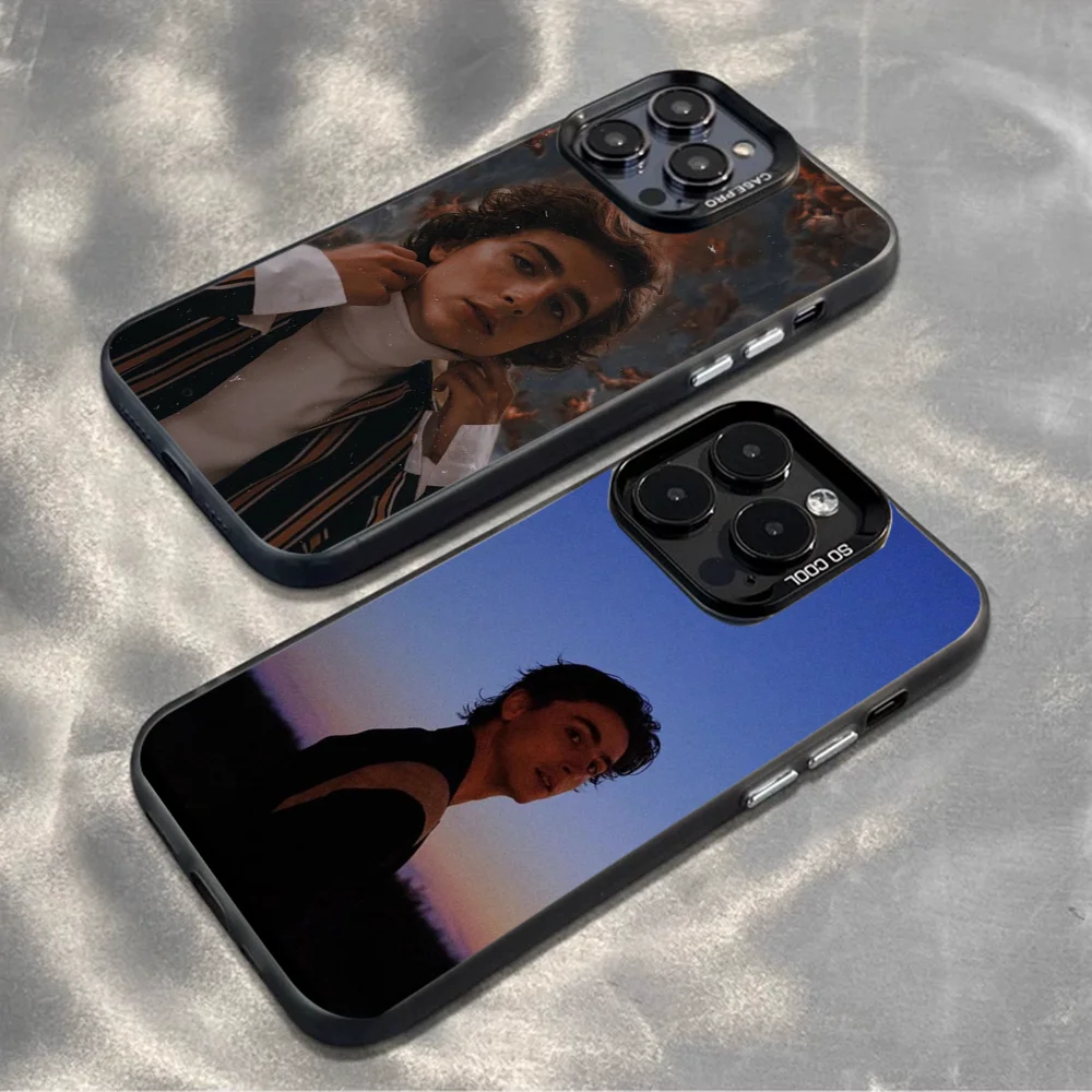 T-Timothee C-Chalamet Phone Case For iPhone16,15,14,13,12,11,Mini,Pro ...