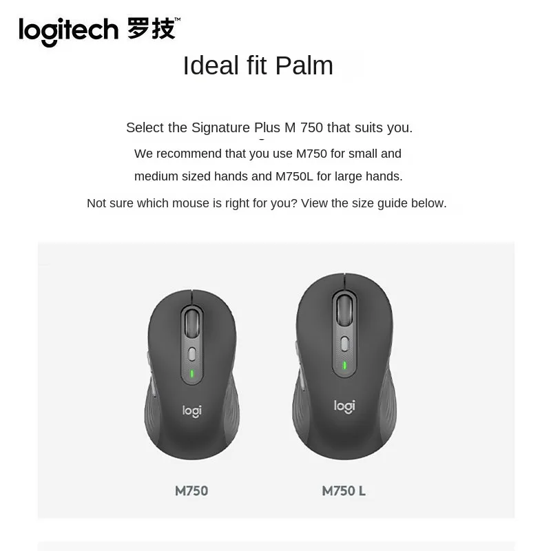 Logitech M750/M750L wireless Bluetooth mouse dual-mode soft-tone ...