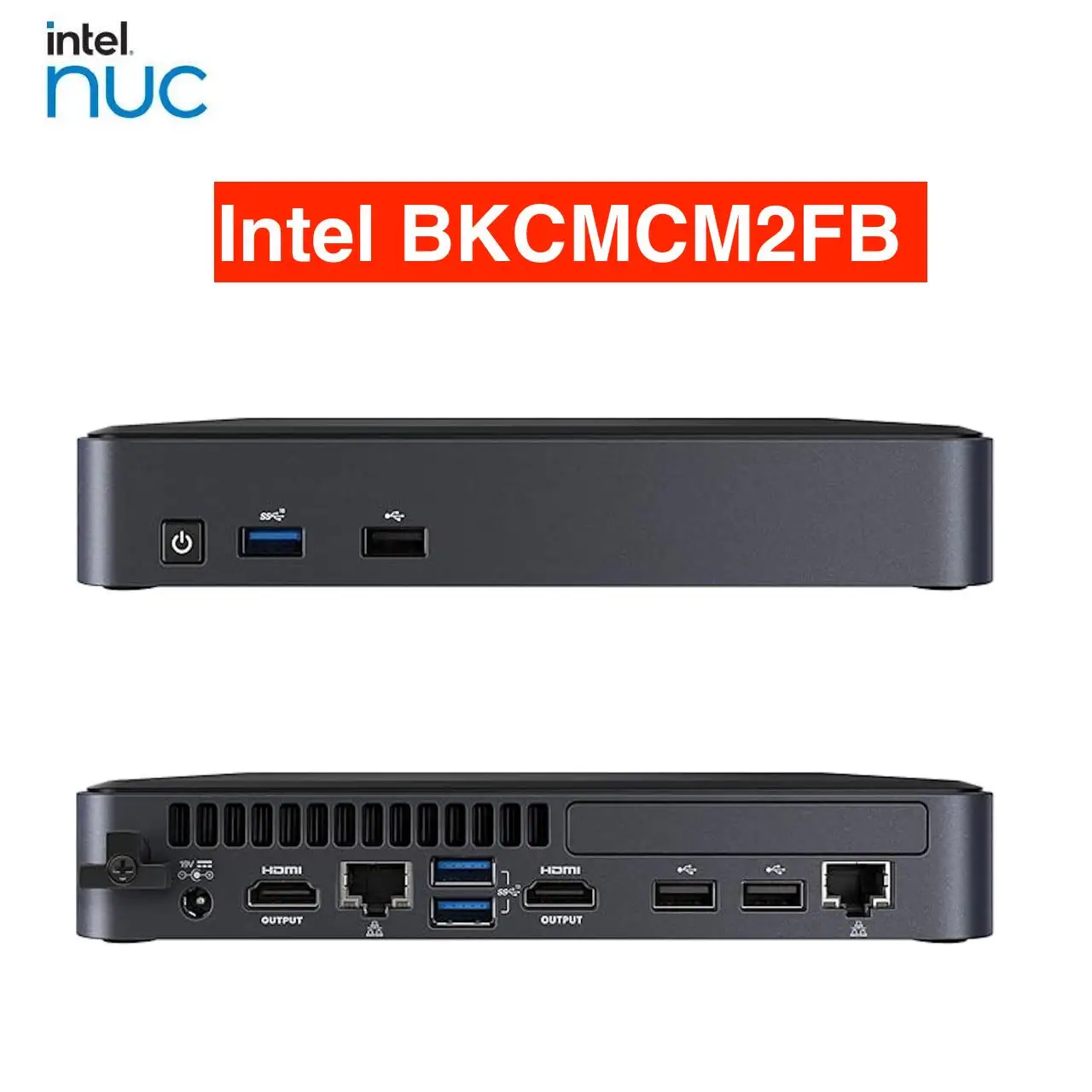 Элемент корпуса Intel NUC Pro BKCMCM2FB серии U с процессором Intel Core i5-8365U (CM8v5CB) Мини ...