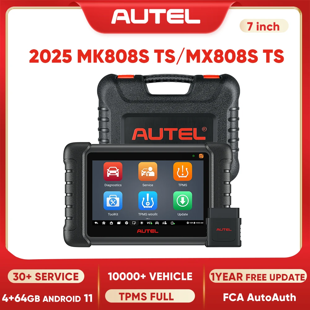 Autel MaxiCheck MX808S TS MK808S-TS OBD2 сканер TPMS для ...