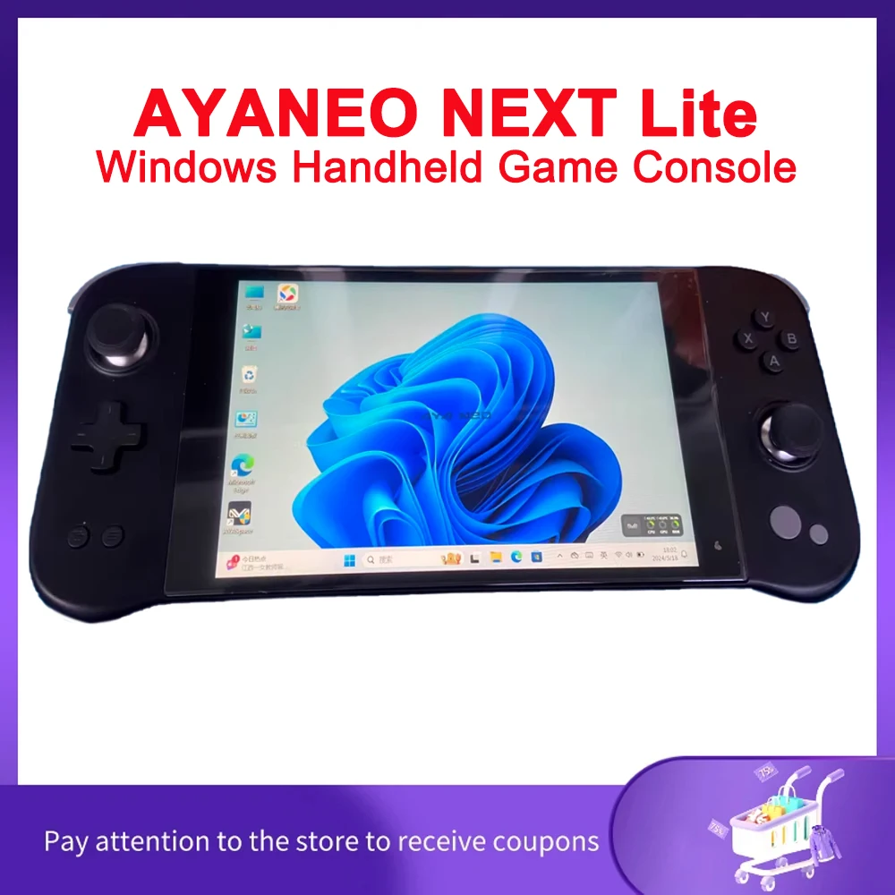 AYANEO NEXT LITE Windows портативная игровая консоль 16 ГБ + 512 ГБ AMD ...