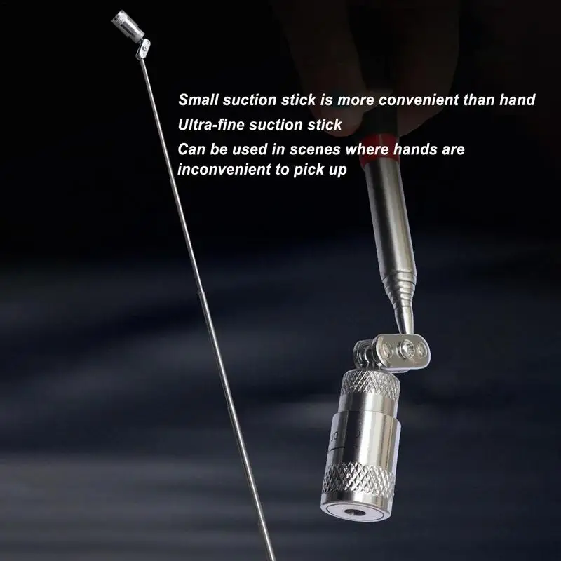 Handy Telescopic Pickup Tool With LED Light Adjustable Magnetic Pick-up ...