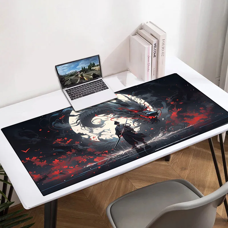 Игровой Коврик Для Мыши Moon Samurai Xxl 900x400, Резиновый ...