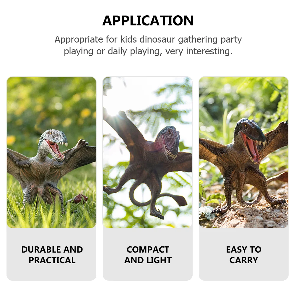 Simulated Dinosaur Models Flying Toys Kids Dinosaurs Models Desktop ...