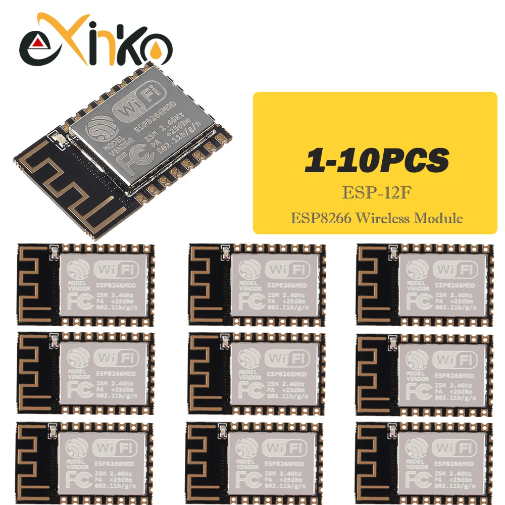 1-10 шт. ESP8266 беспроводной модуль ESP-12F плата последовательной ...