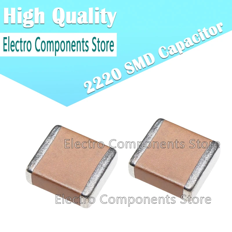 10 шт. SMD конденсатор 2220 50 В 63 В 100 В 10 мкФ 106 К 10% 22 мкФ 226 ...