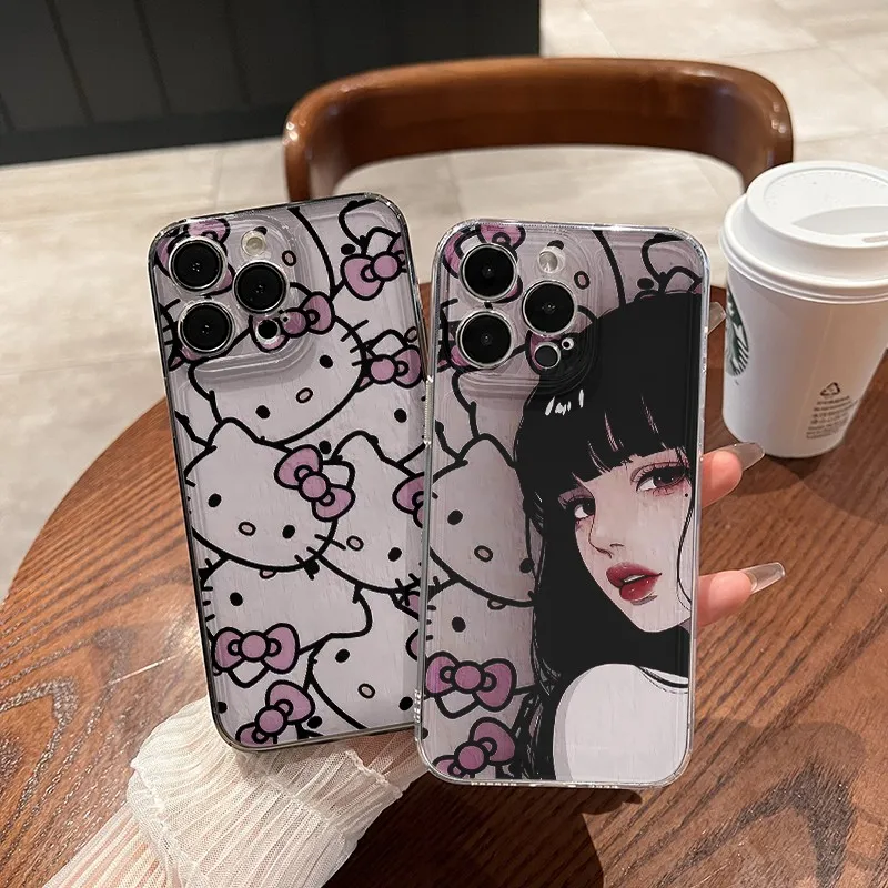 ins Cute Hello Kitty Phone Case For TECNO CAMON 30 20 POVA 6 5 SPARK 10 ...