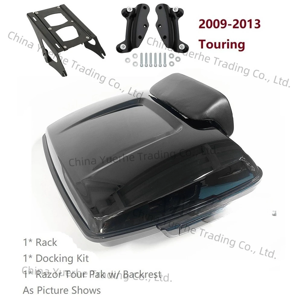 09-22 Черные защелки Razor Tail Bag Trunk Top Box Case Tour Pak Pack ...