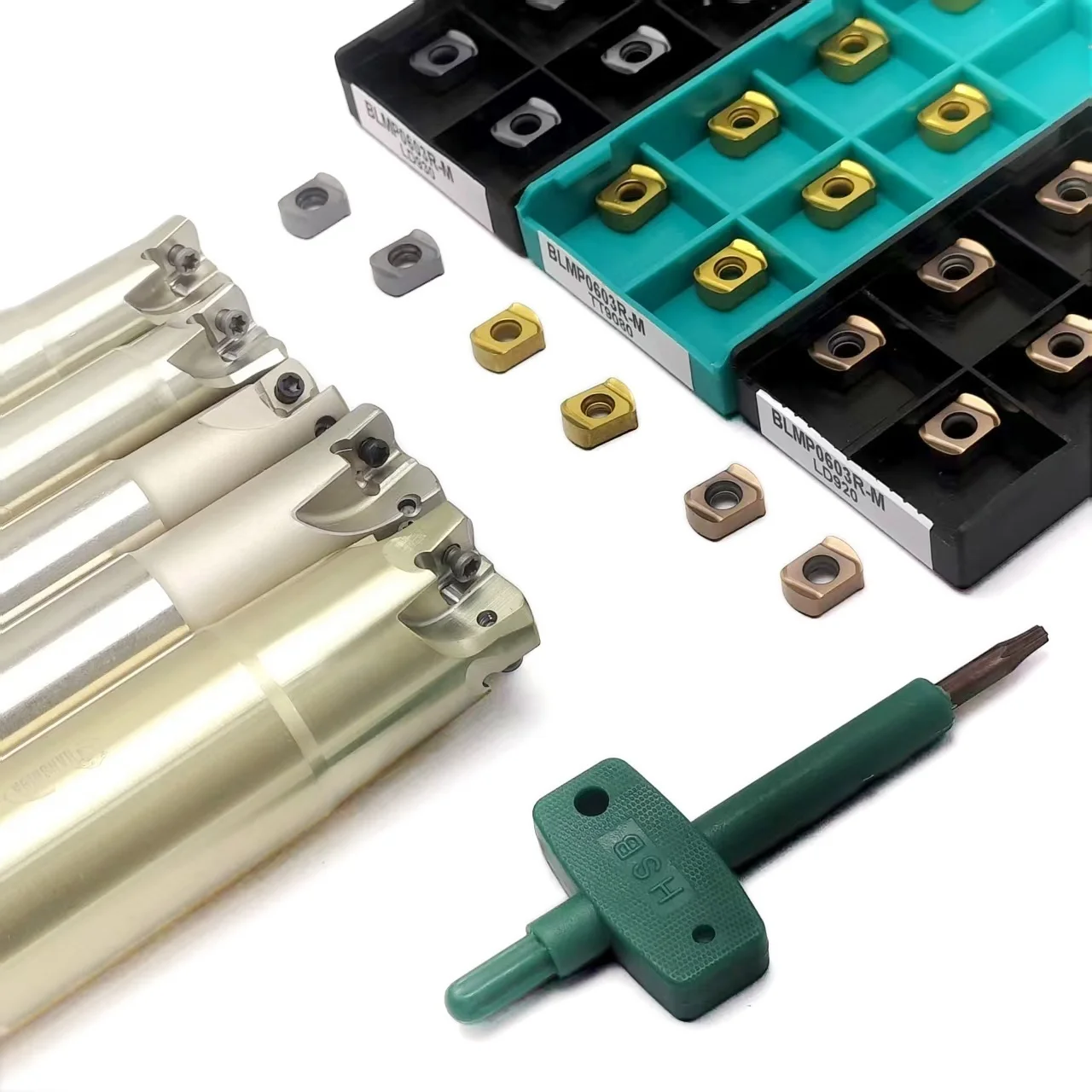 Концевые фрезы BLMP TEBL Черновая обработка Четыре края R1.6 Сменные ...