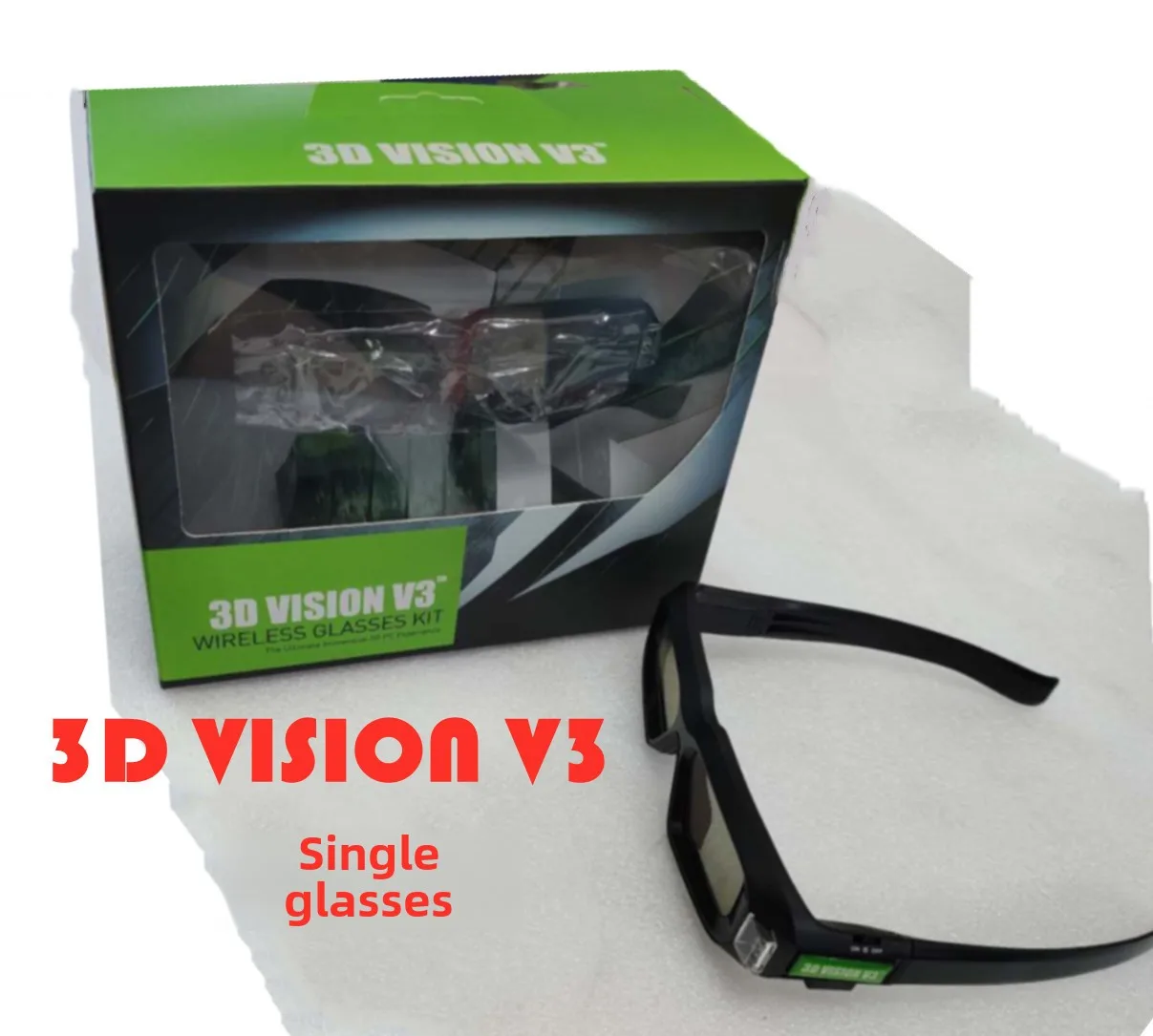 3D VISION V3 заменяет беспроводные монокулярные очки Nvidia 3D Vision 2 ...