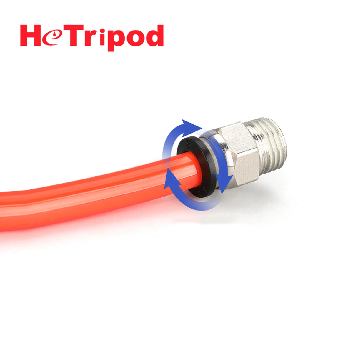 Pneumatic quick connector Pipe quick thread straight through PC ...