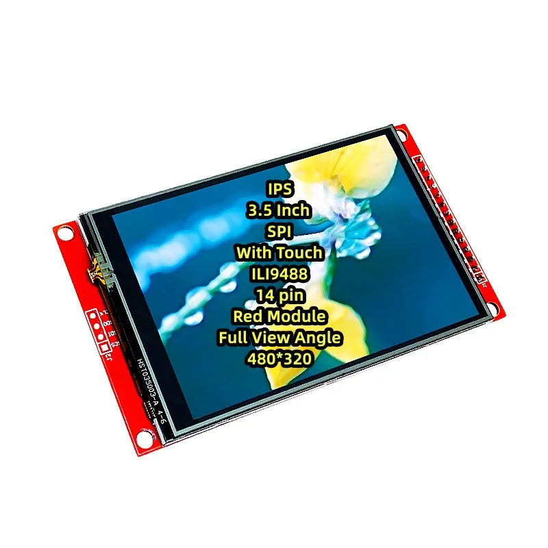 IPS-панель ILI9488 с диагональю 3,5 inch дюйма, красная модульная смарт ...