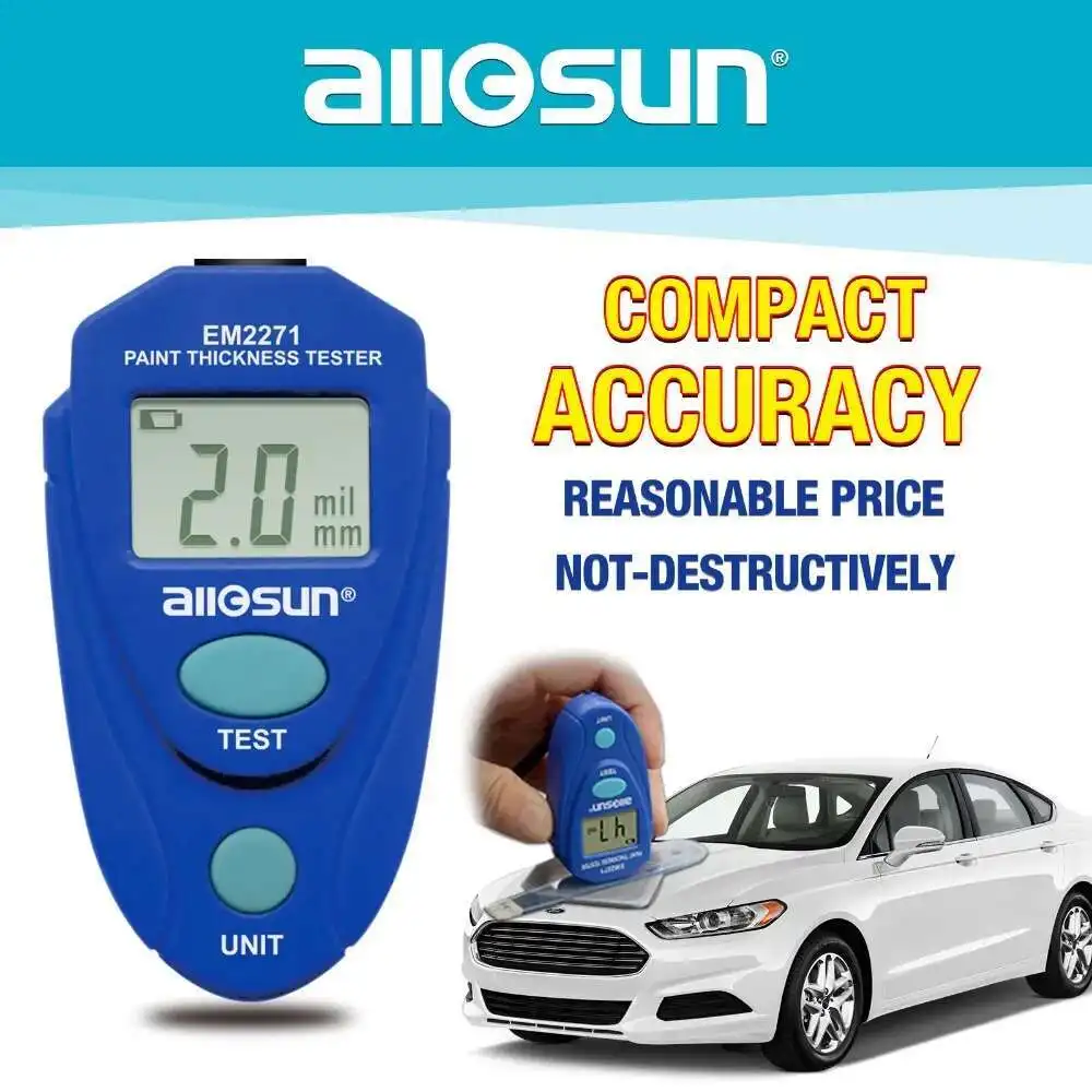 Цифровой толщиномер ALLOSUN EM2271 EM2271A | AliExpress