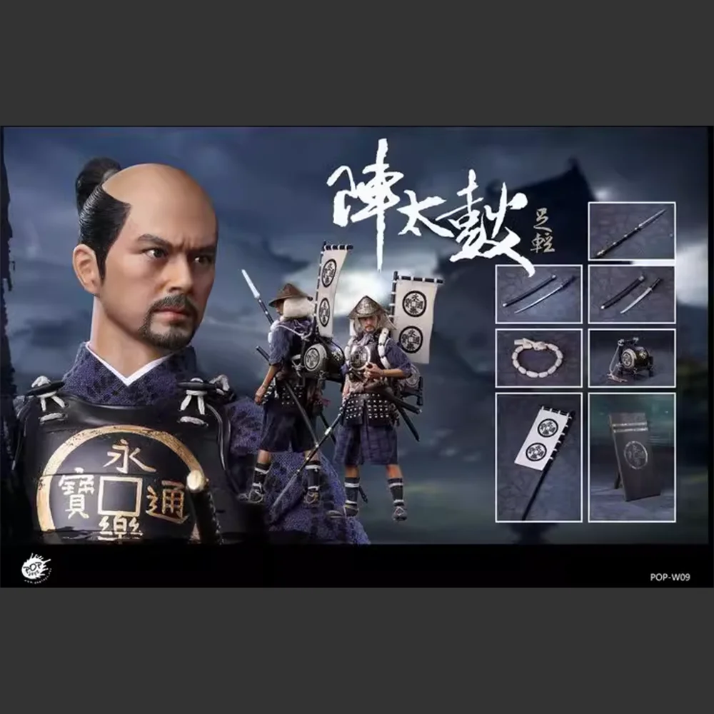 Original POPTOYS W09 1/6 Oda clan troops Battle drum Ashigaru 2.0 ...