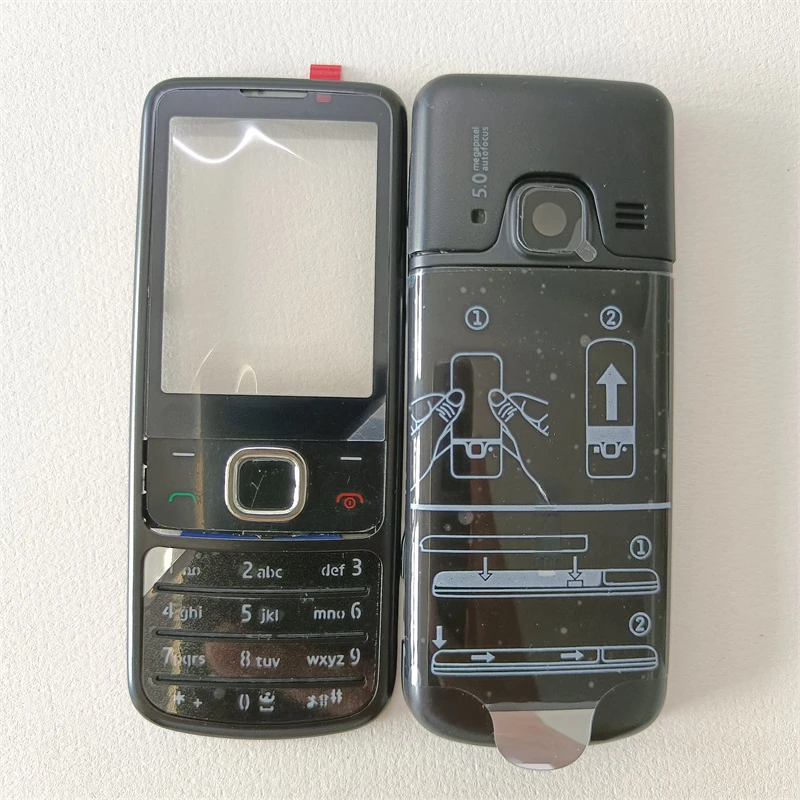 Чехол с полным корпусом для Nokia 6700 6700c 6700, классическая передняя средняя рамка + задняя ...