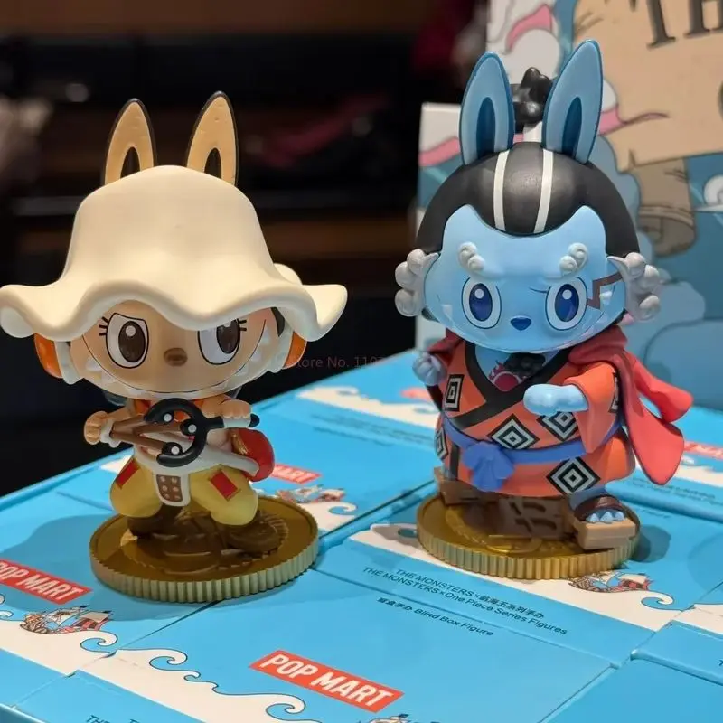 Фигурки The Monsters X One Piece Labubu Luffygears5 Zoro Chopper Sabo ...