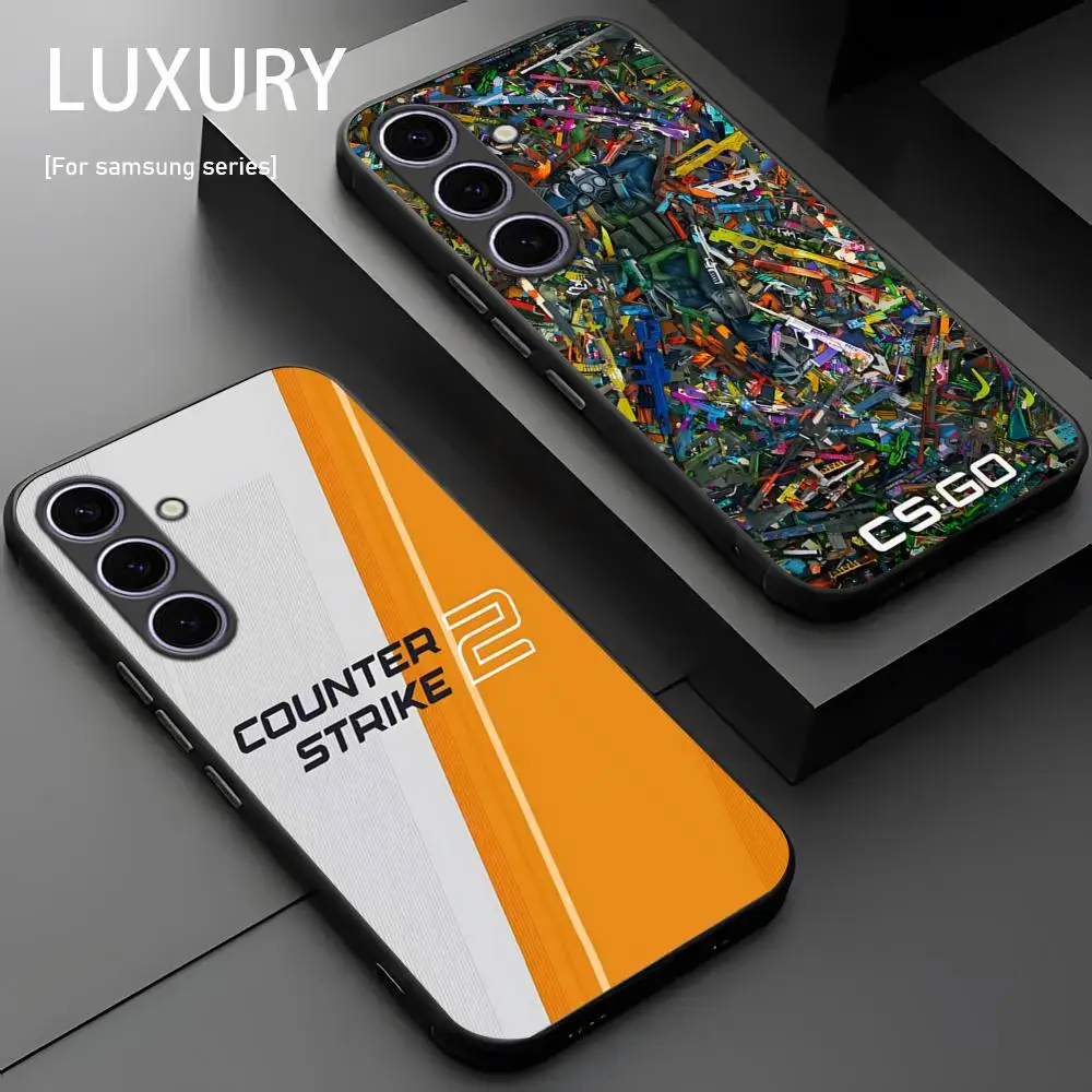 Cool CS2 FPS Game Popular Phone Case For Samsung Galaxy S25 S24 S23 S22 ...