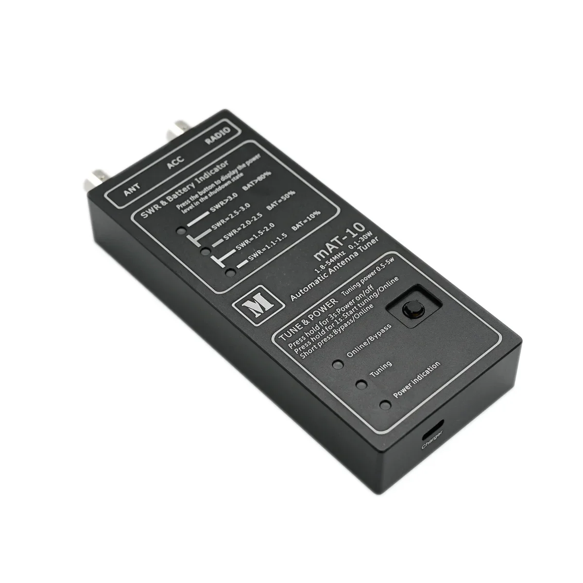 MAT-10 QRP антенный тюнер автоматический для Yaesu FT817 FT818 IC705 ELECRAFT KX3/KX2 LAB599 ...