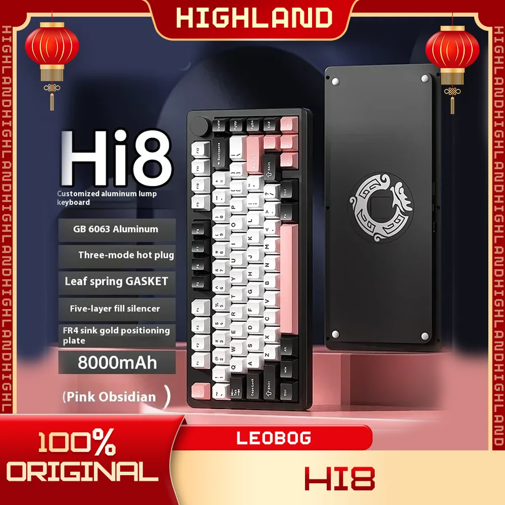 Беспроводная механическая клавиатура Leobog Hi8 | AliExpress