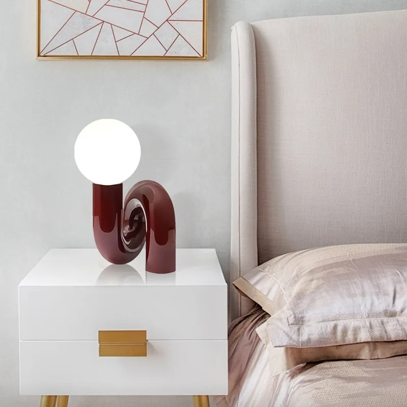 Red Cherry Petite Friture Post-Modern Post-Modern Table Lamp ...