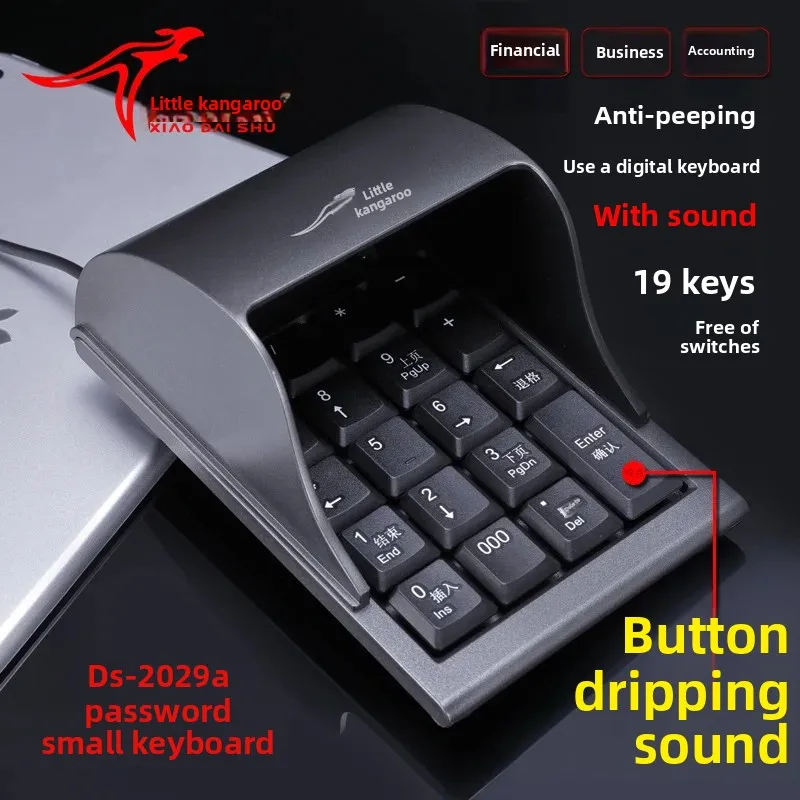 Маленький кенгуру DS-2029A Входной пароль конфиденциальности Клавиатура ...