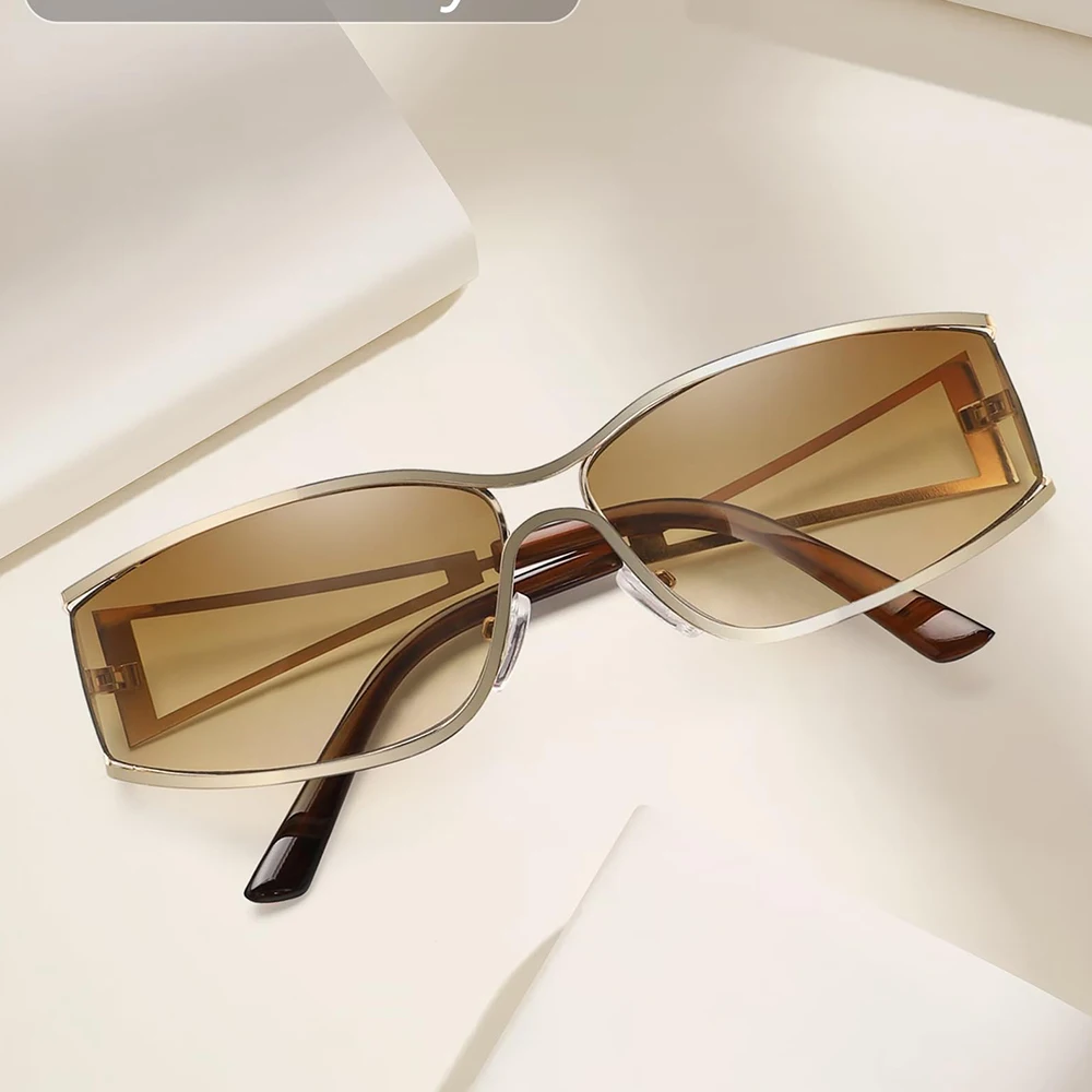 Модные женские солнцезащитные очки Y2K солнцезащитные очки для женщин в ...