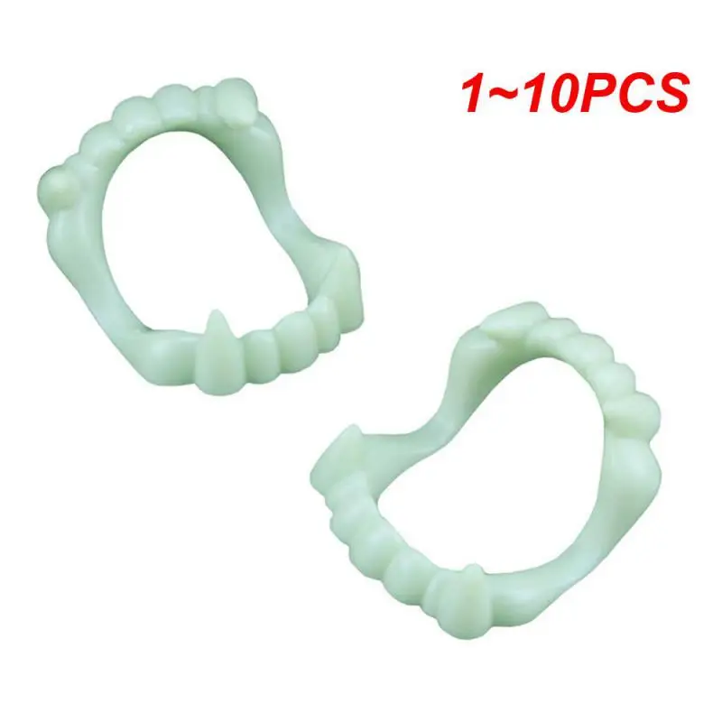 1~10PCS Halloween Fake Vampire Teeth Party Decoration For Kids Plastic ...