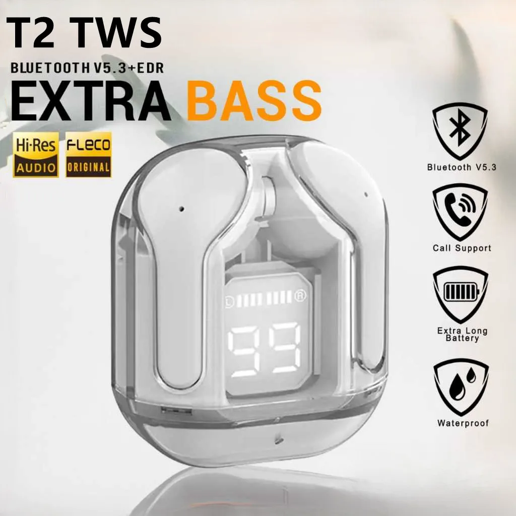 Беспроводные наушники T2 TWS | AliExpress