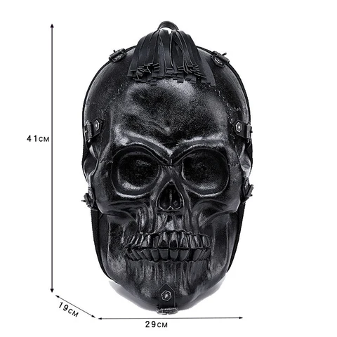Leather backpack skull AliExpress