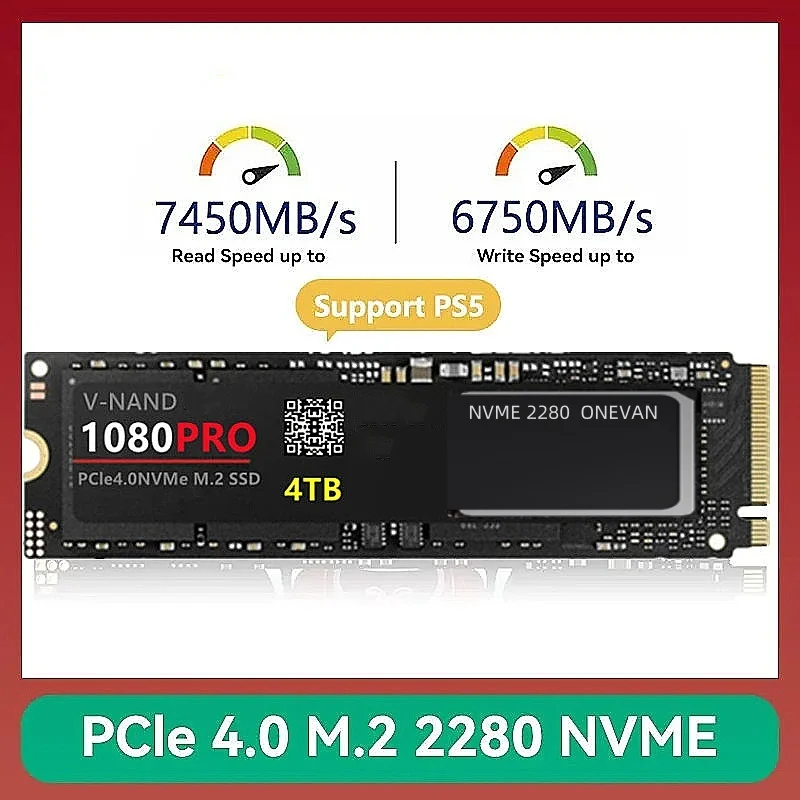 m.2 1080 pro 4TB 2TB 1TB 2280 Hard drive disk NVME 2.5 inch ssd TLC ...