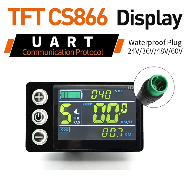 Комплект 3-режимного контроллера Ebike Sine Wave 17A 26A 30A 40A TFT ...