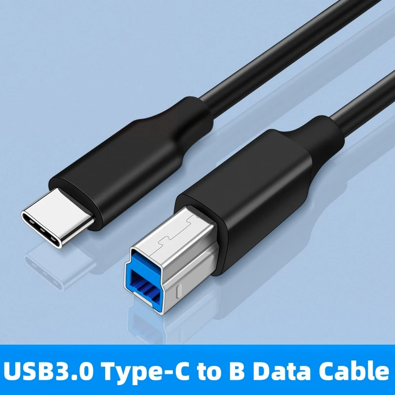 USB 3.0 Type-C to B кабель для передачи данных USB-C-Male to USB B-Male ...