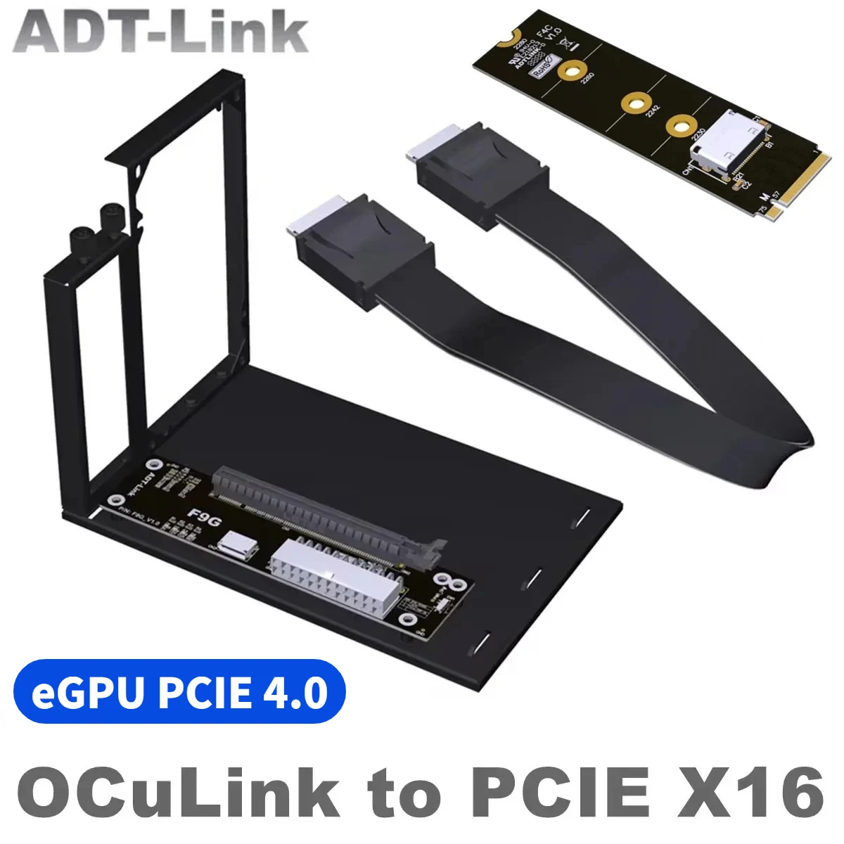 ADT-Link PCIe 4.0 OCuLink к PCI-E x16 eGPU адаптер | AliExpress