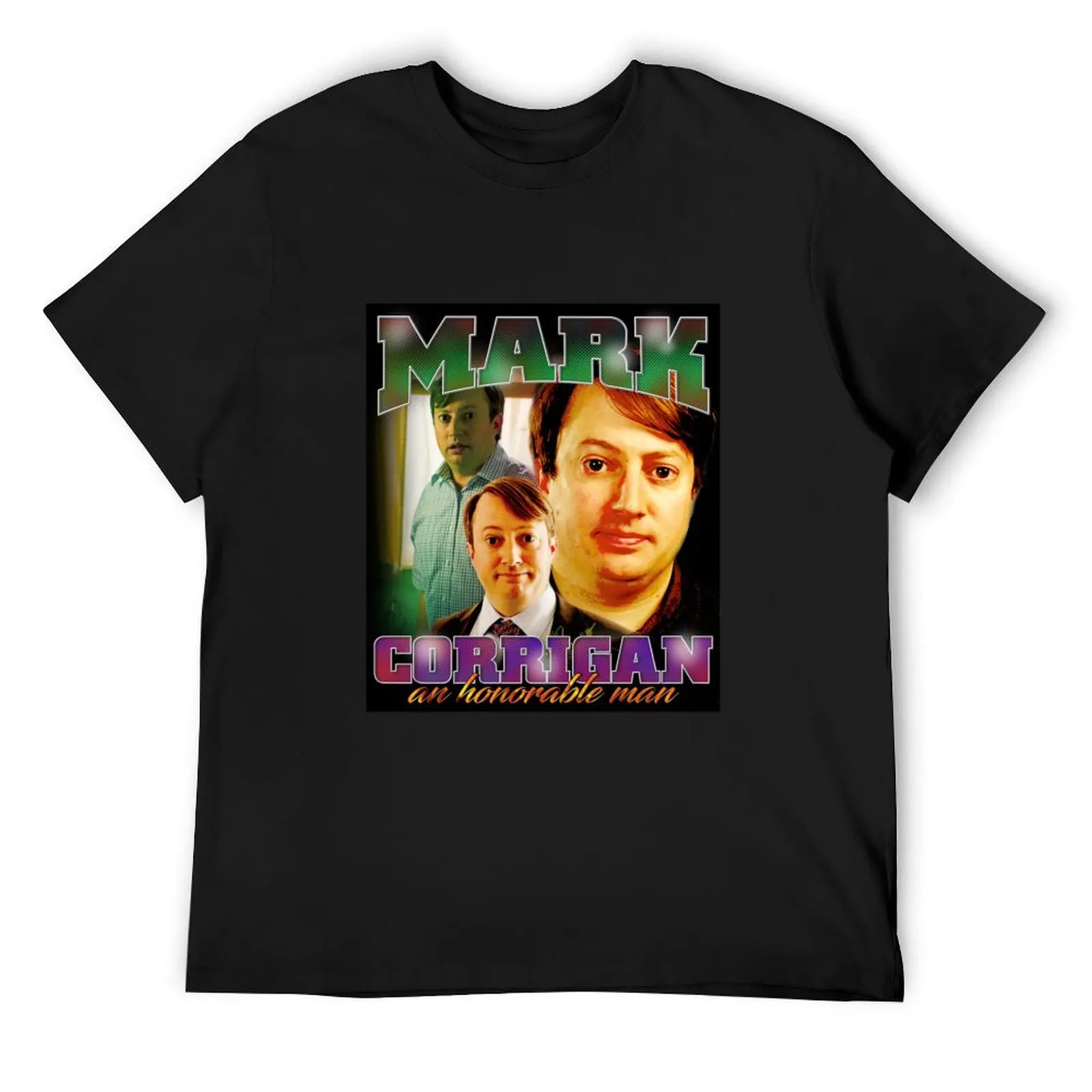 Футболка Mark Corrigan 90-х годов в стиле рэп, милые топы, мужская ...