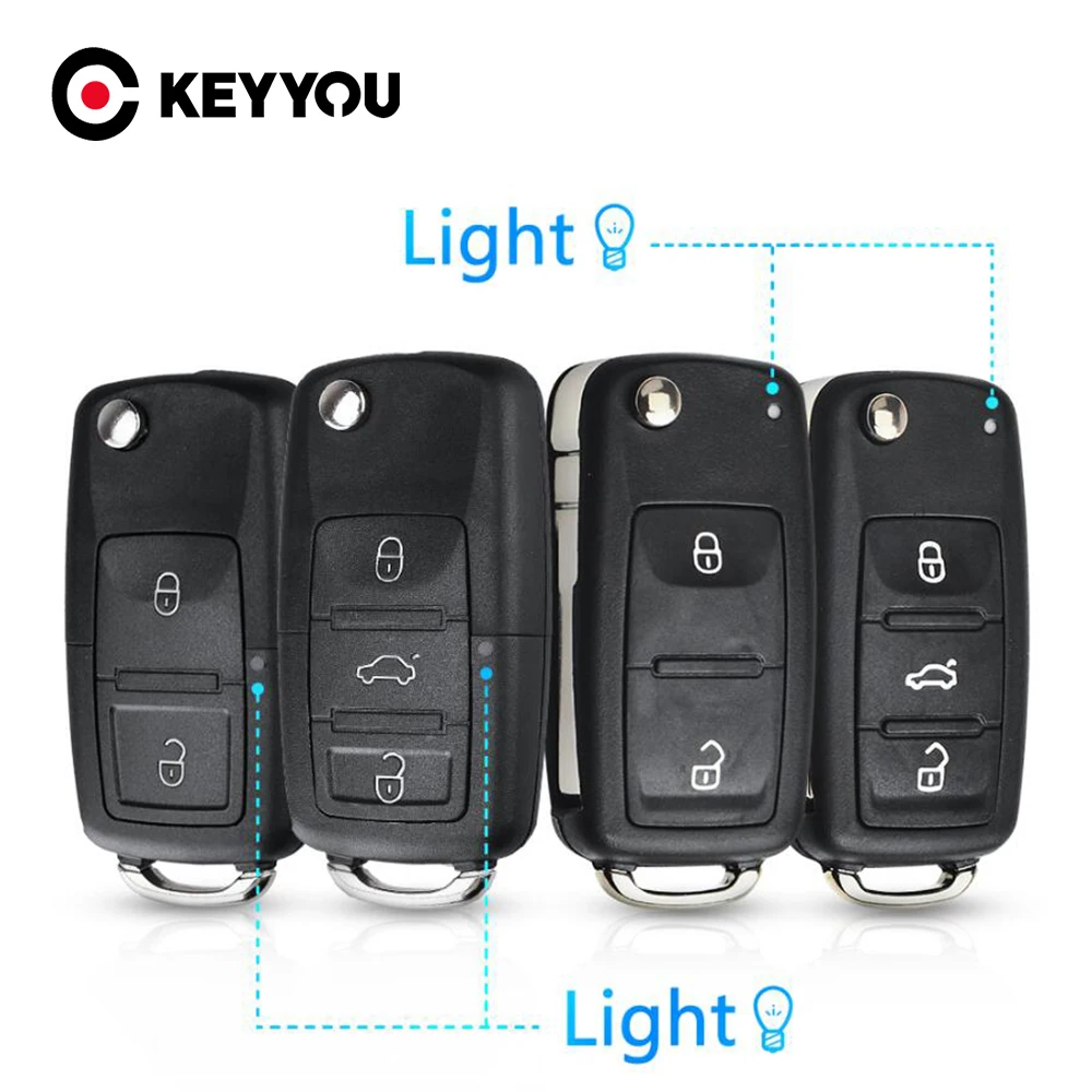KEYYOU 10pcs No Blade 2 Buttons Key Shell Case For Renault Megane