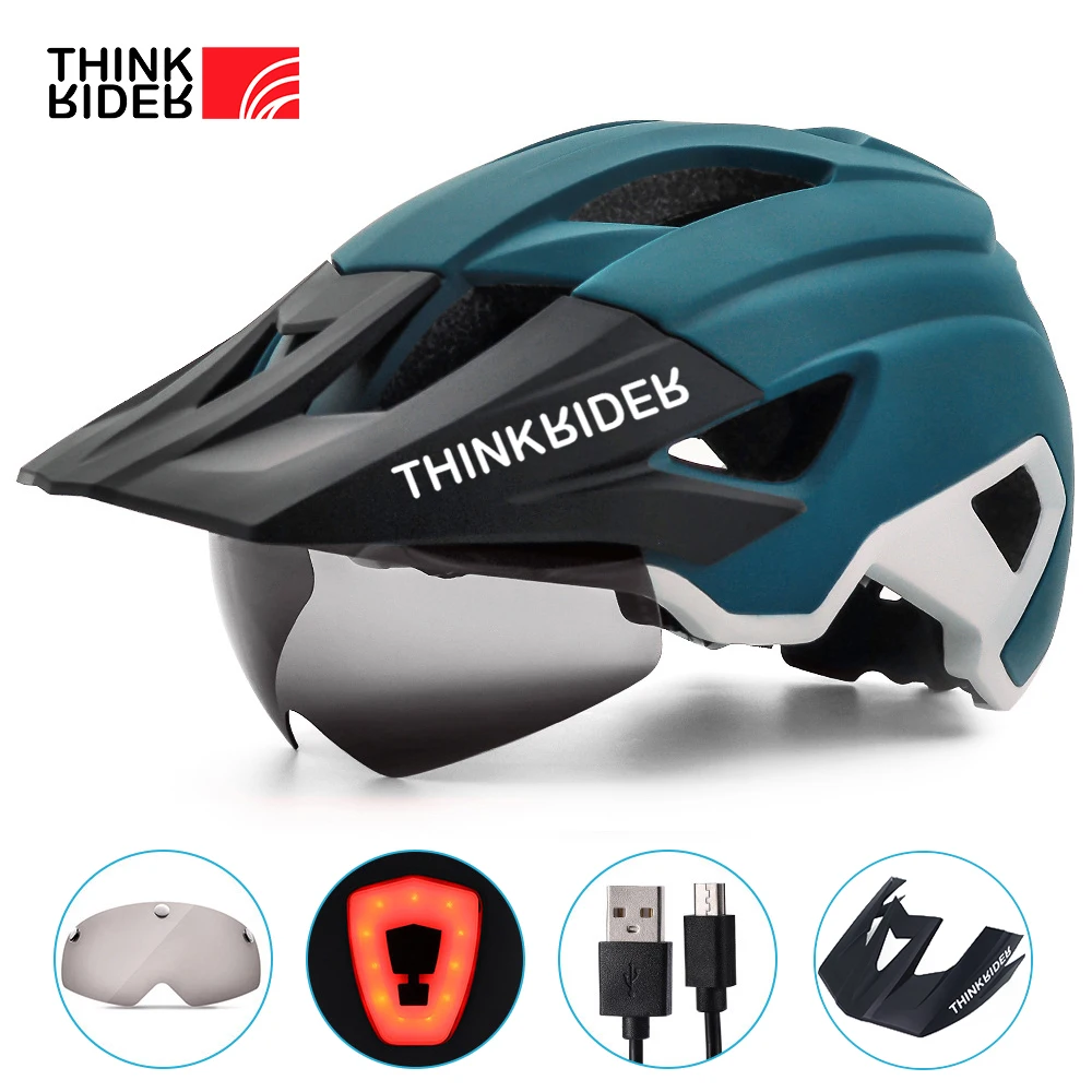 ThinkRider шлем для велоспорта MTB для мужчин и женщин велосипедный ...