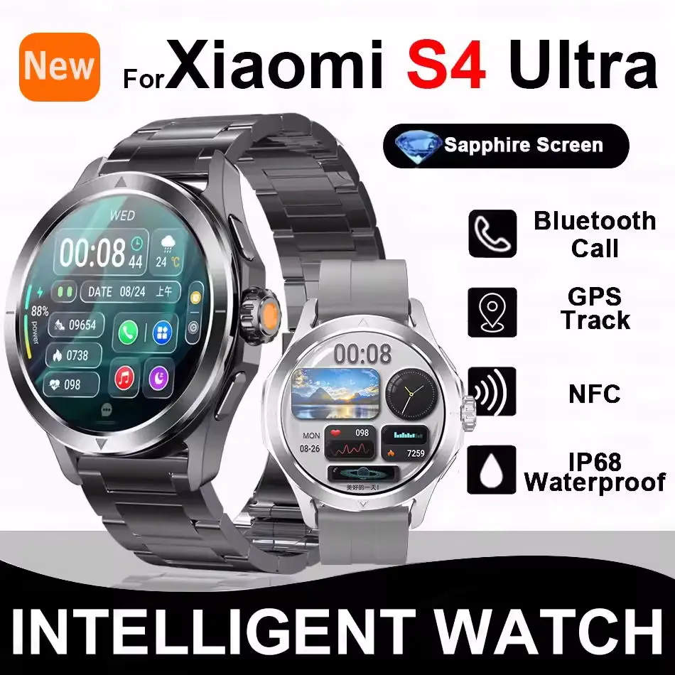 Xiaomi S4 Ultra SmartWatch для мужчин | AliExpress